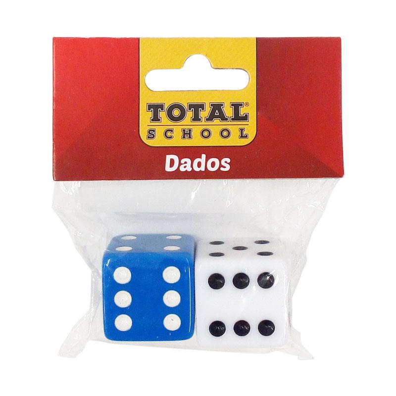 Dado de Plástico Mediano 25 mm C/2 piezas Total School | OPTIVOSA ...